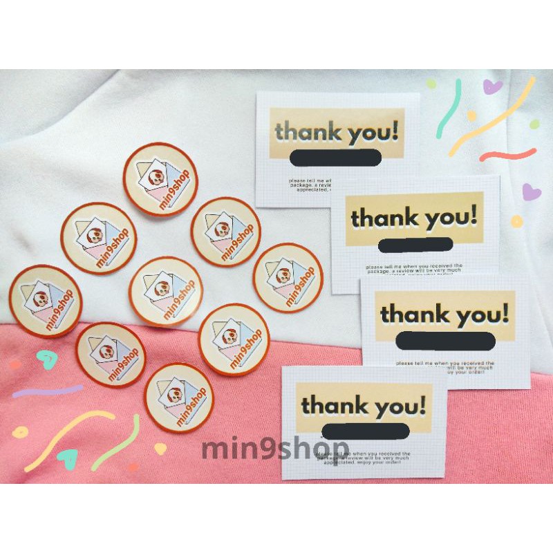 Customized Stickers (labels, arts, etc.) (Sold per set/pack) | Shopee ...