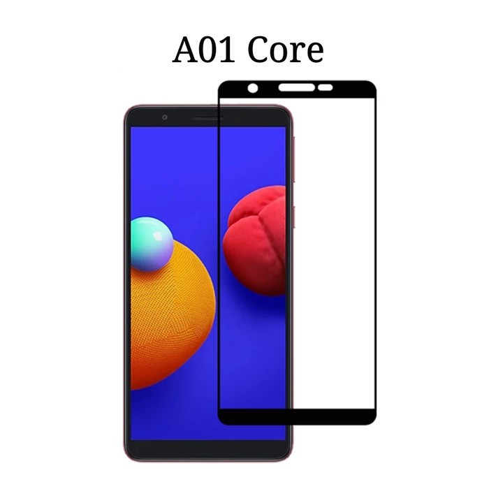 Samsung Galaxy A01 Core Tempered Glass full Cover Anti-Scratch Full ...