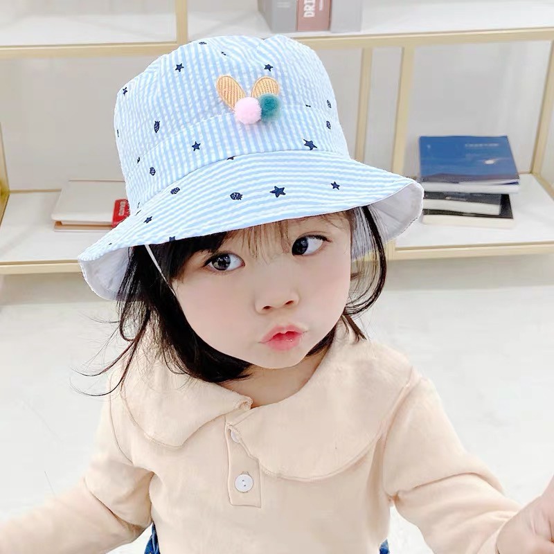 BGC Fashion kids fisherman's Strip hat 4 colors for girl waway bucket ...