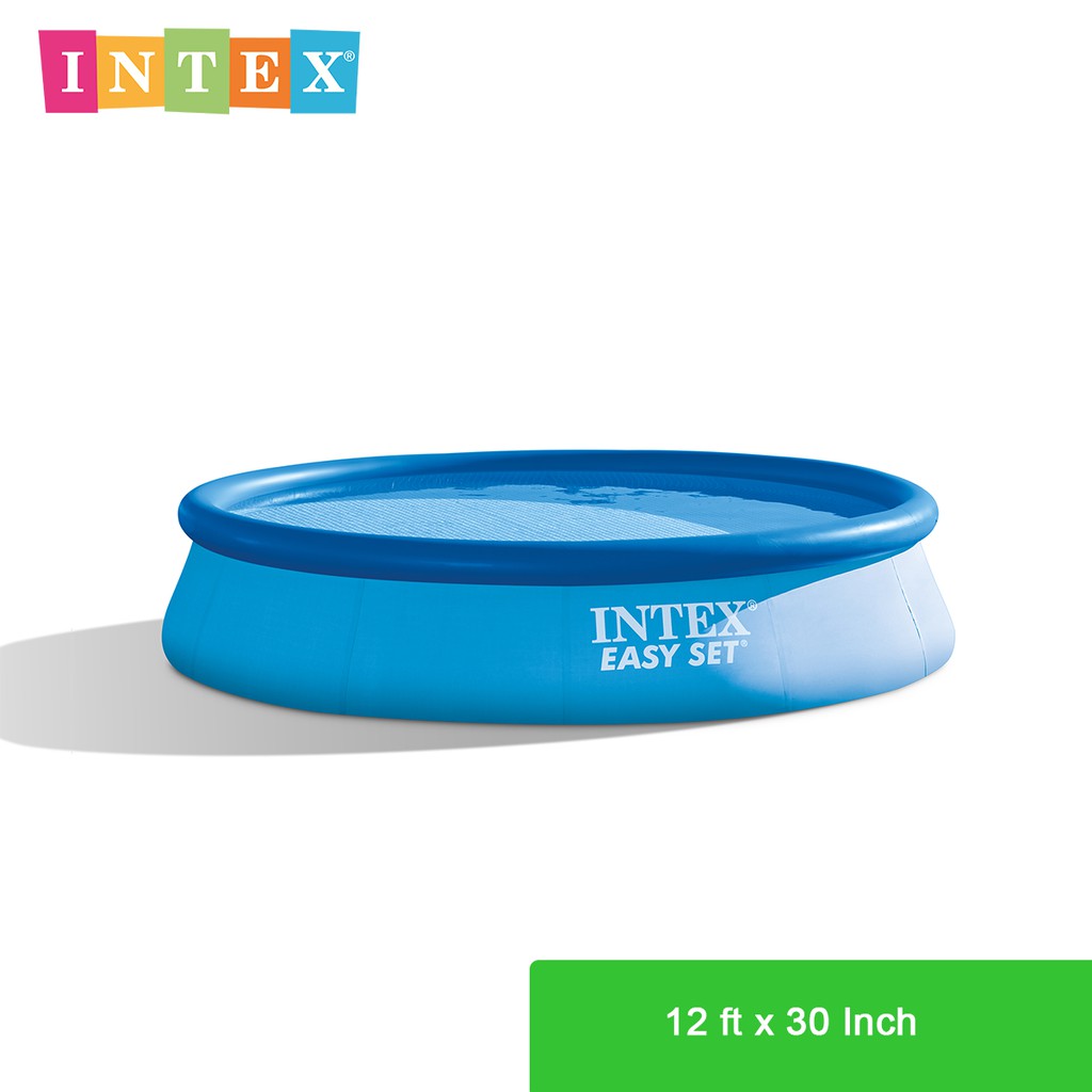 INTEX® 28130 Easy Set® Pool, Ages 6+ (12ft x 30in) | Shopee Philippines