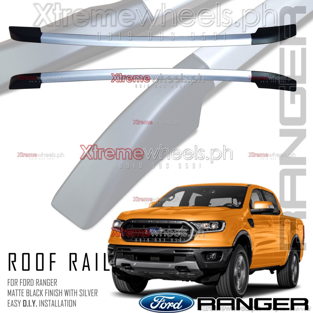 Ford Ranger XLT FX4 XLS WILDTRACK/WILDTRAK 2012-2022 Roof Rail ...