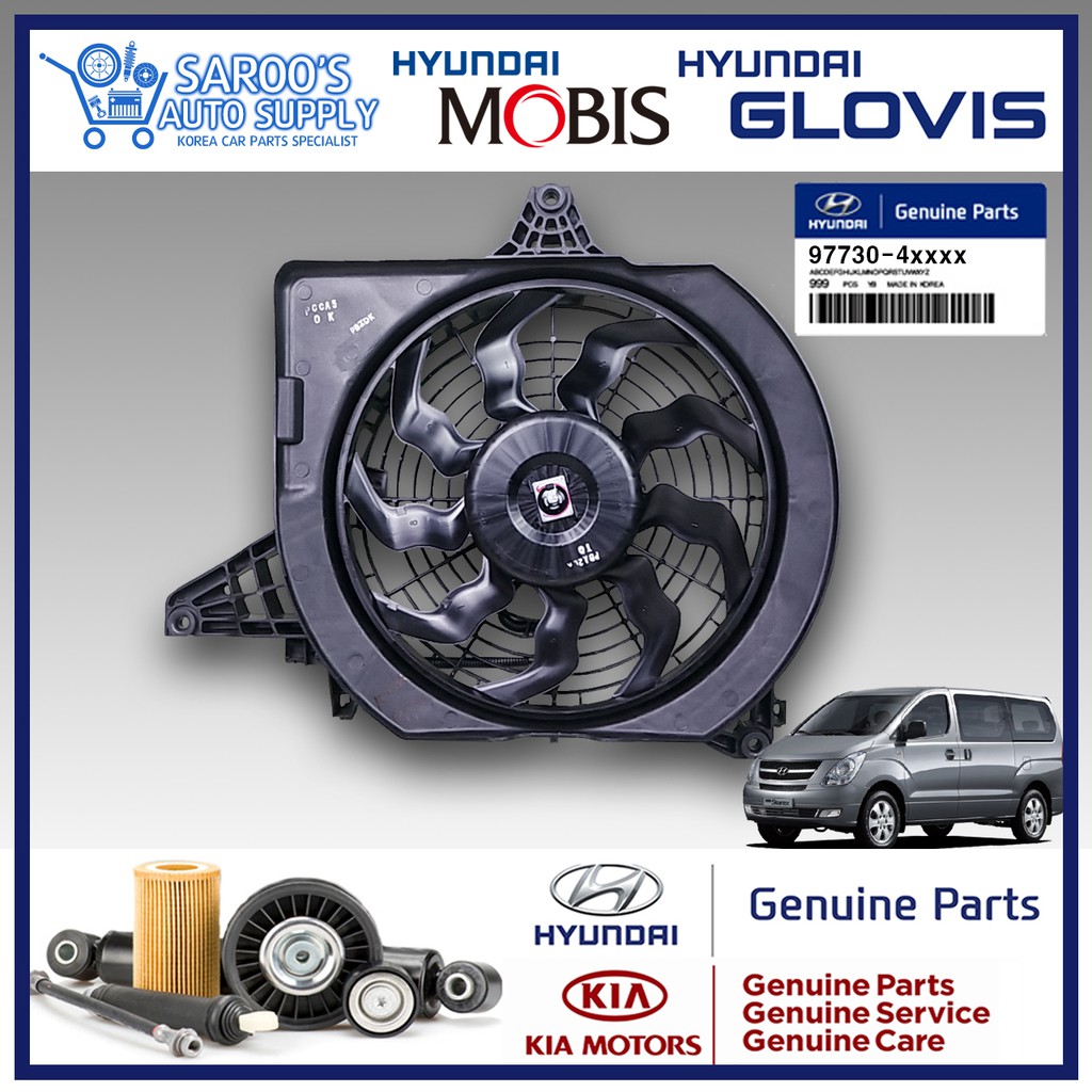 Radiator Fan / Condenser Fan For Hyundai Grand Starex ,2007-2011, 97730 ...