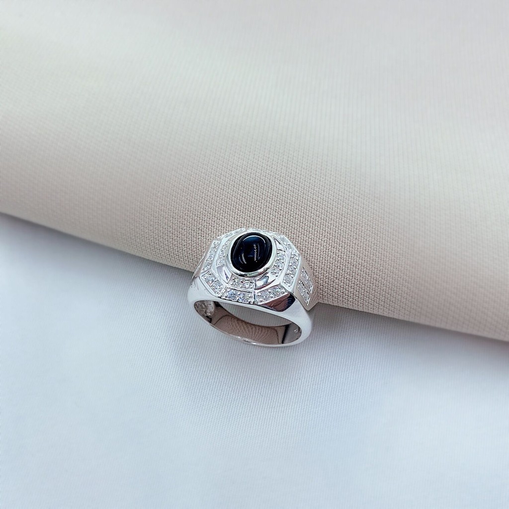 Silver Palace Genuine 925 ITALY SILVER NZ039 (Men's Ring) | Shopee Philippines