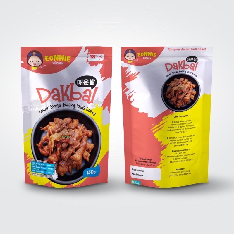 Dakbal Ceker Boneless Eonnie Kitchen Korean Food | Shopee Philippines