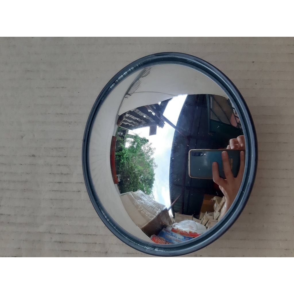 Round Convex Bumper View Mirror ~5 3/4 inches Clamp Type Ball Mirror ...