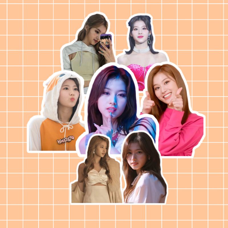 Twice Sana Minatozaki Laminated Waterproof Vinyl Sticker | Shopee ...