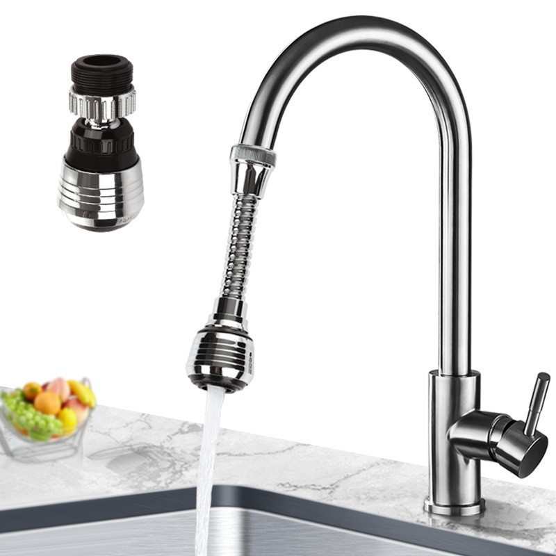 Water-saving Filter Mesh Mouth Faucet Bubbler 360° Rotating Extension ...