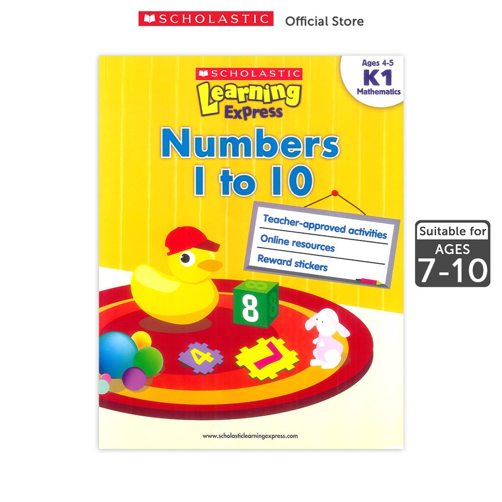 Scholastic: Learning Express K1: Numbers 1 to 10 (ISBN 9789810713515 ...