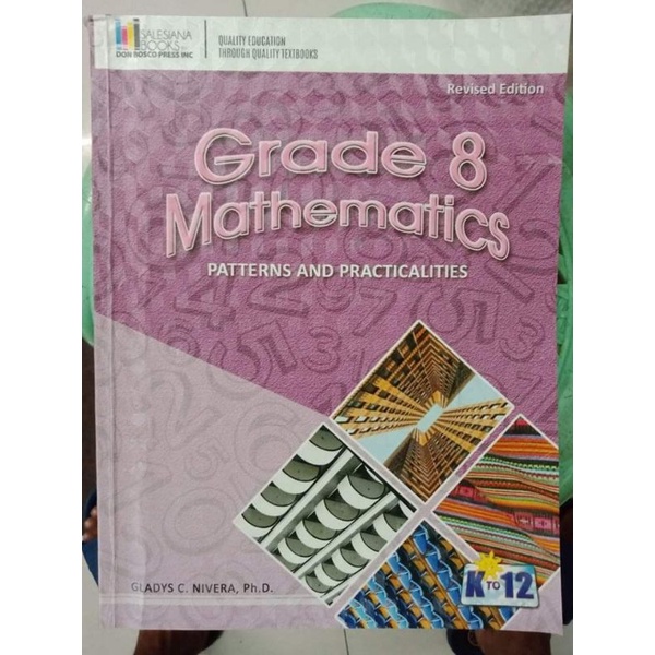 Grade 8 Mathematics by Nivera | Shopee Philippines