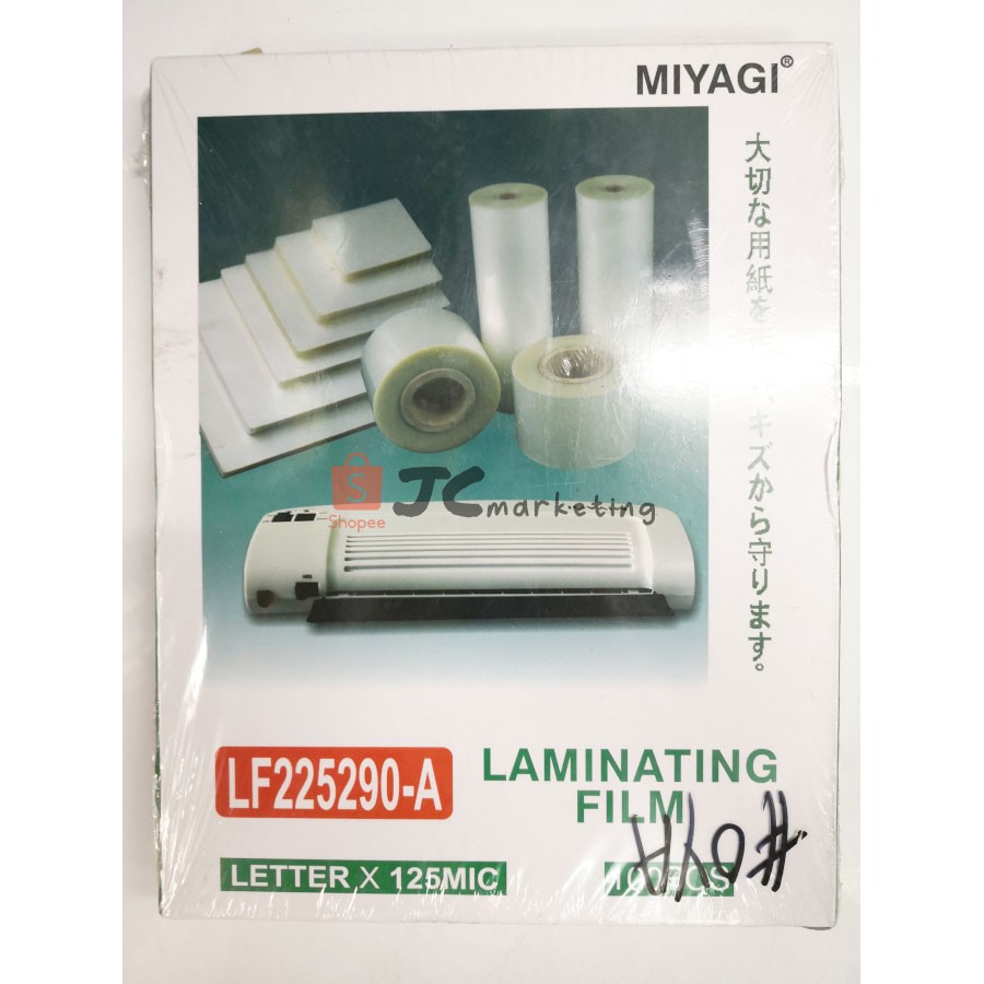 100 PCS. Miyagi or AGFA PHOTO Laminating Film 125 micro Made in Japan ...