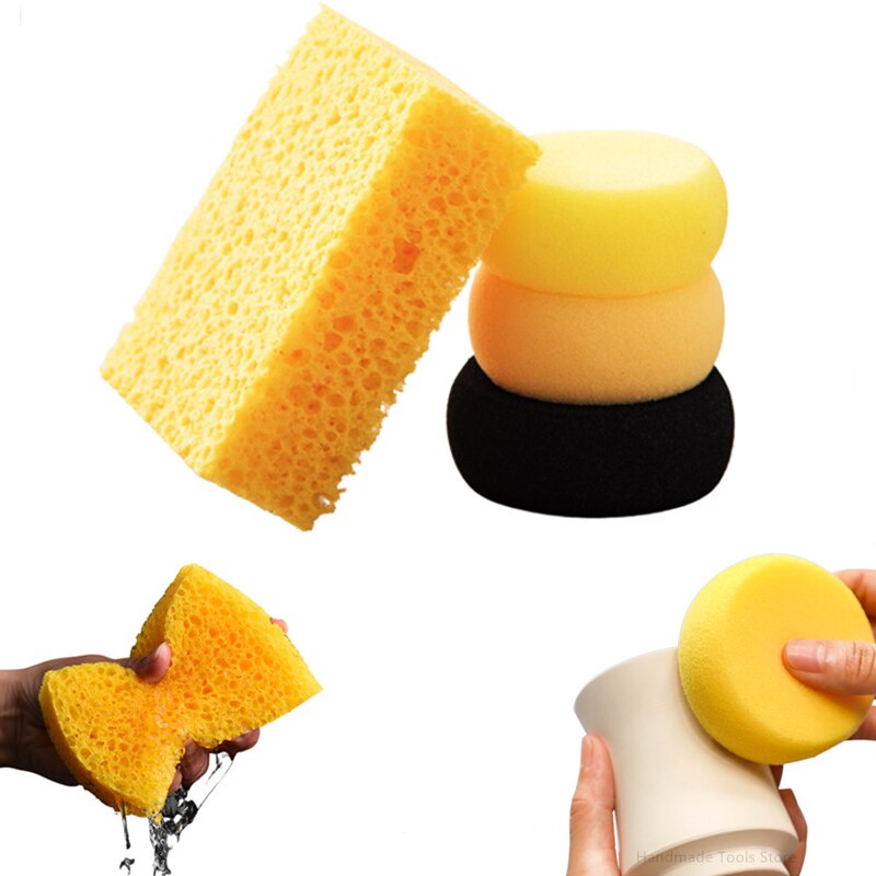 2PCS Pottery Art Sponge Sculpture Water Absorbing And Moisturizing ...