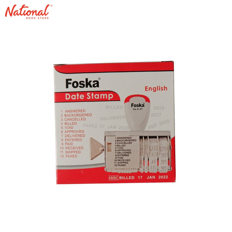 Foska Dater D4Y Dial A Phrase National Book Store | Shopee Philippines
