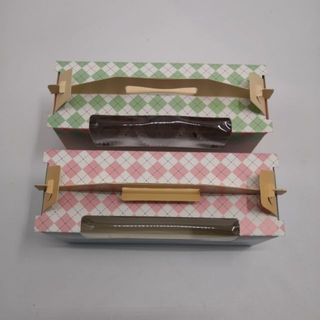 cup cake box dessert pastry baking packaging box transparent window w ...