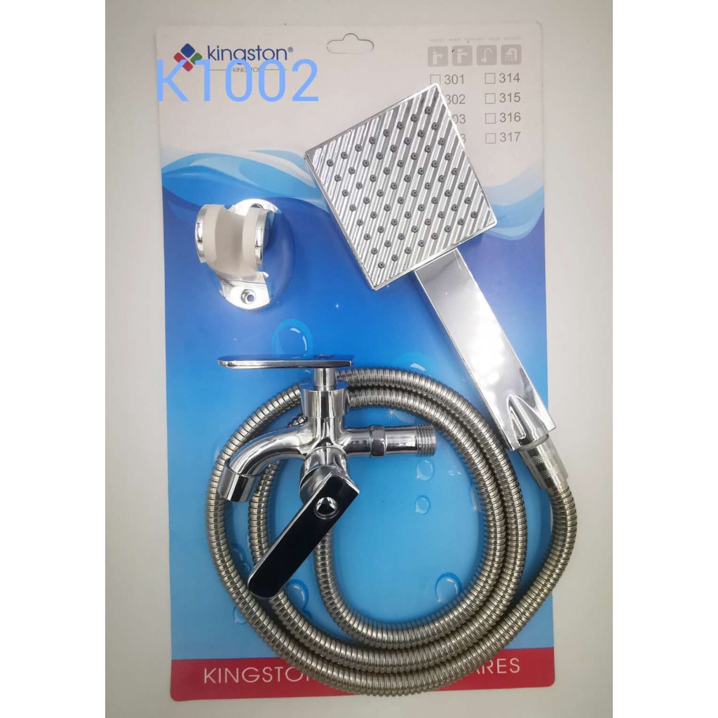 Telephone shower Showerheads set with two way faucet k1002 | Shopee Philippines