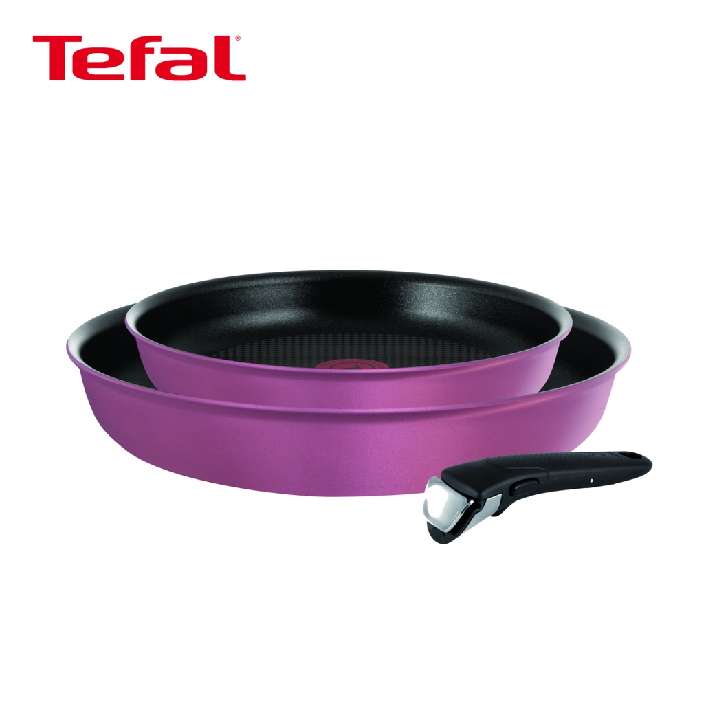 Tefal Ingenio 3-piece Rose Pink Set | Shopee Philippines