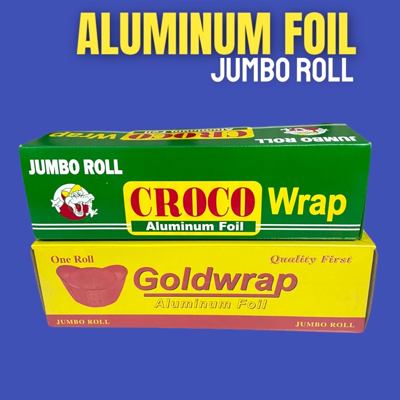 Aluminum Foil Jumbo Croco/Goldwrap Brand | Shopee Philippines