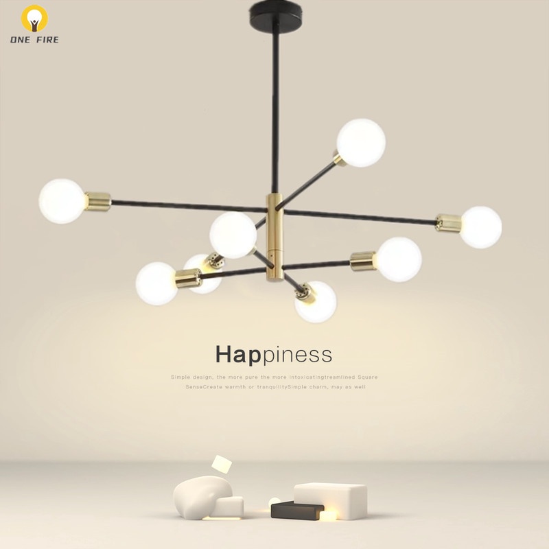 Nordic Chandelier Ceiling Light Living Room Bar Drop Lights Counter ...
