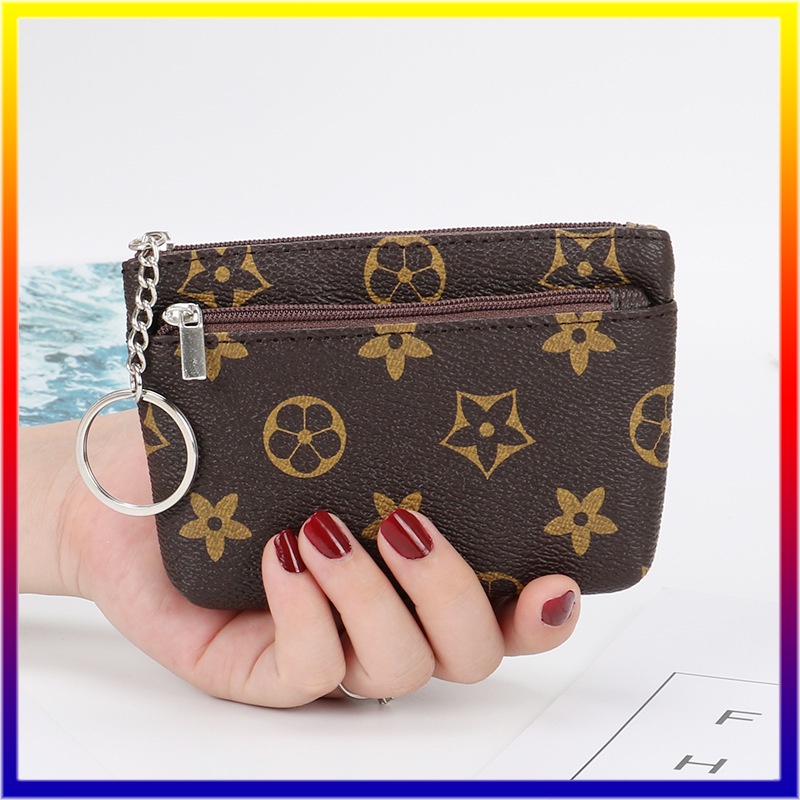 Women Short Coin Purse Multifunctional Ladies Zipper Bag Business Card ...