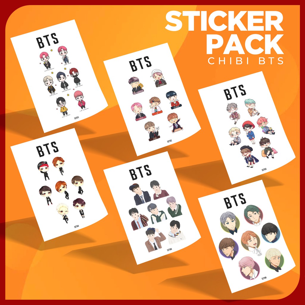 Bts Edition Stickers / Stickers Pack for Mobile Phones, Laptops ...