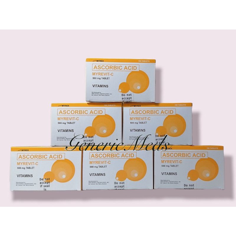 MYREVIT-C / RAPID-C / ASCOPHIL Ascorbic Acid 500mg Tablet | Shopee ...