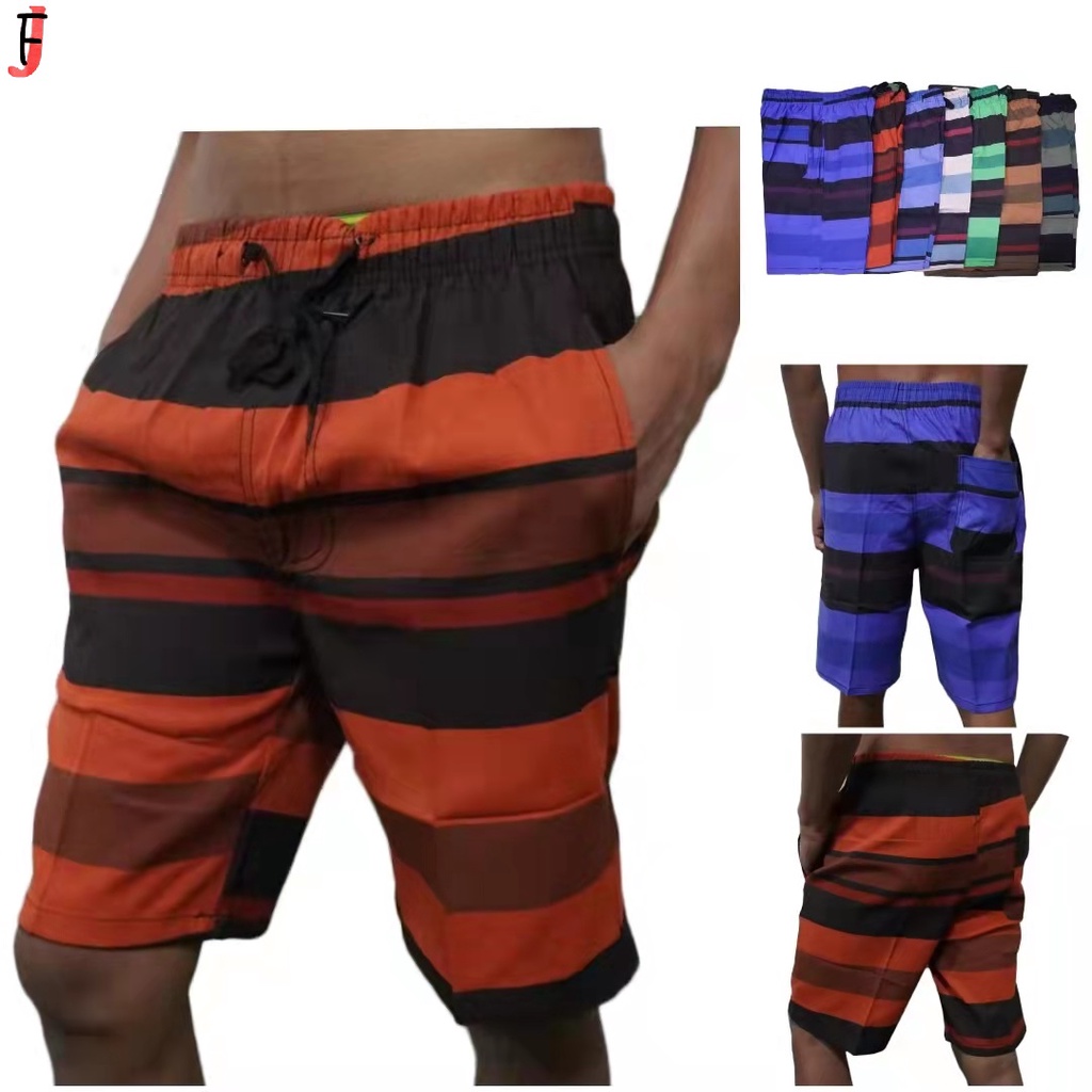 Stretchable Garterized Two Colors Three Pocket Urban Short For Men ...