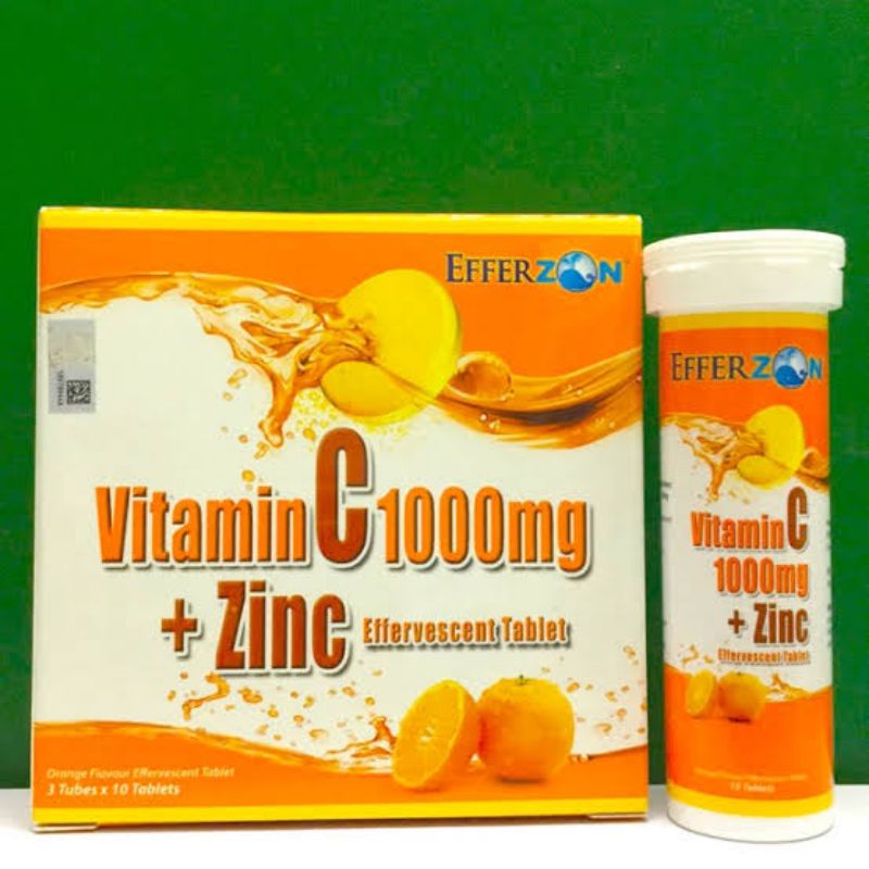 Efferzon Vitamin C 1000mg + Zinc 10mg | Shopee Philippines
