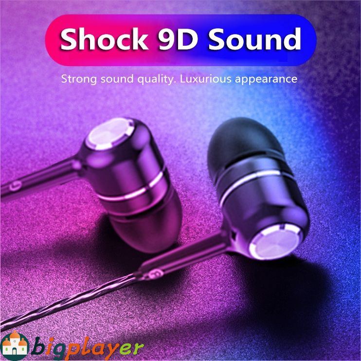 bigplayer HIFI in-ear Mobile Phone Headset 3.5mm Adjustable Volume ...