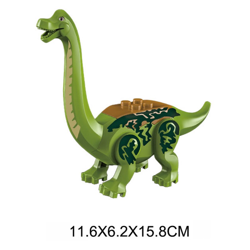 Kids Building Blocks Jurassic Dinosaur Constructions Toys Mosasaurus ...