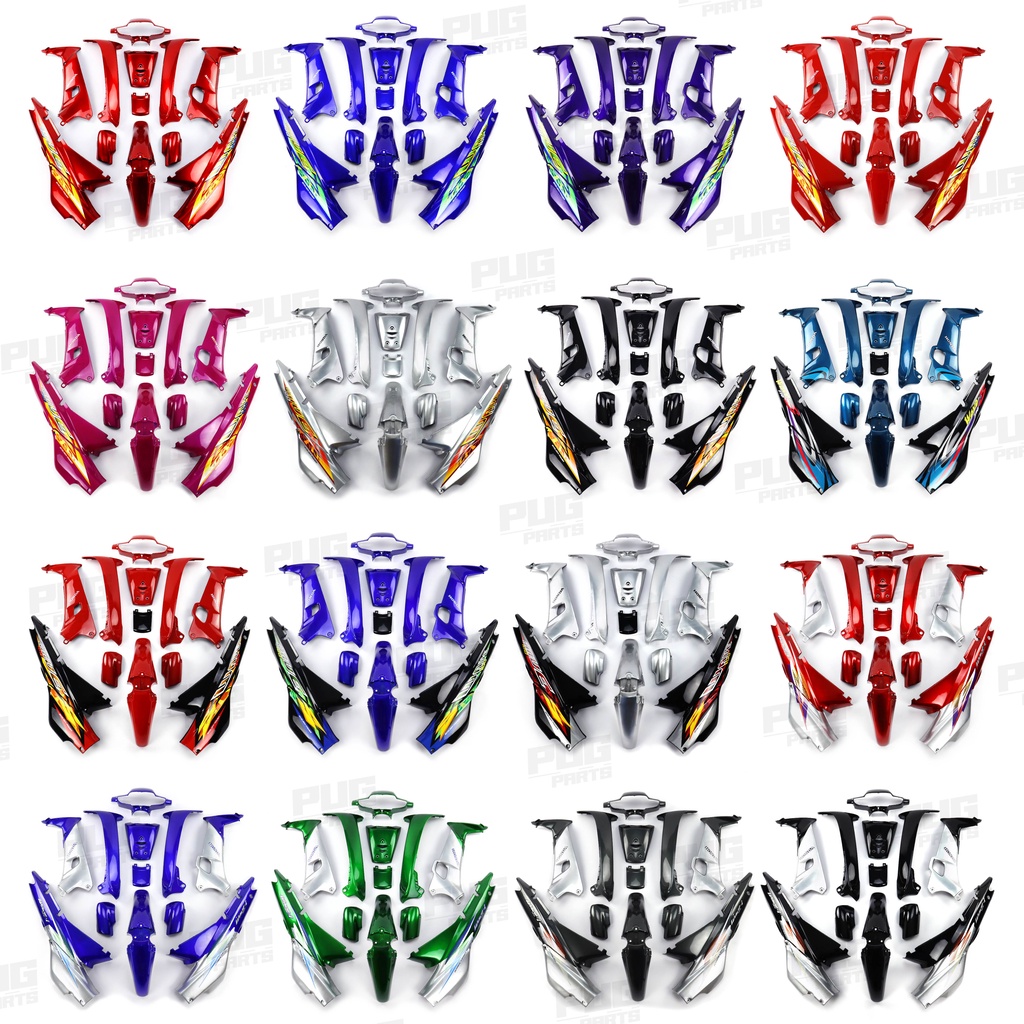PUGParts Fairing Body Work Wave100 Old Model (Set Of 13 Pieces) Wave ...