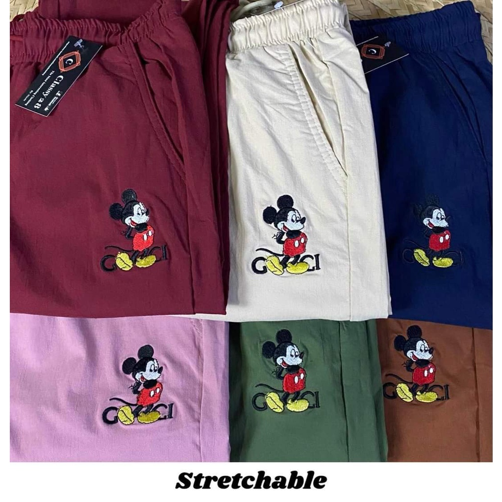 Mickey Candy Pants Stretchable 2.0 (SIZE: S-5XL) | Shopee Philippines