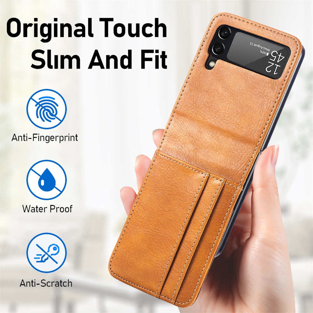 Hoce Slim Leather Case Slim Phone Case for Samsung Galaxy Z Flip 3 Z ...