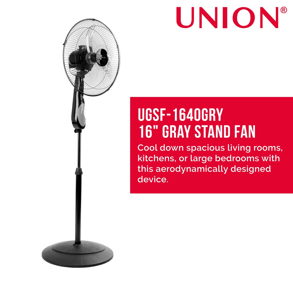 Union UGSF-1640 16" WindPlus Stand Fan | Shopee Philippines