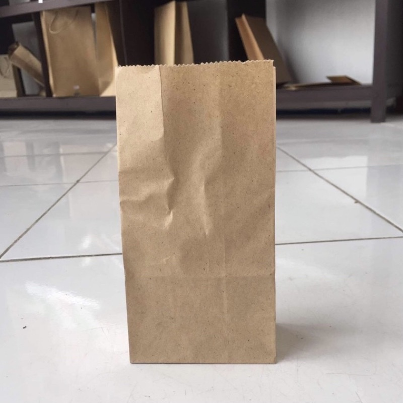 100pcs Brown Paper Bag (Takeout Bag/Supot) #1, #2, #3, #4, #5, #6, #8 ...