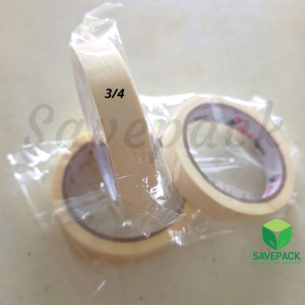 Masking Tape 3/4" inch and 1" inch EXCEL TAPES / pc | Shopee Philippines