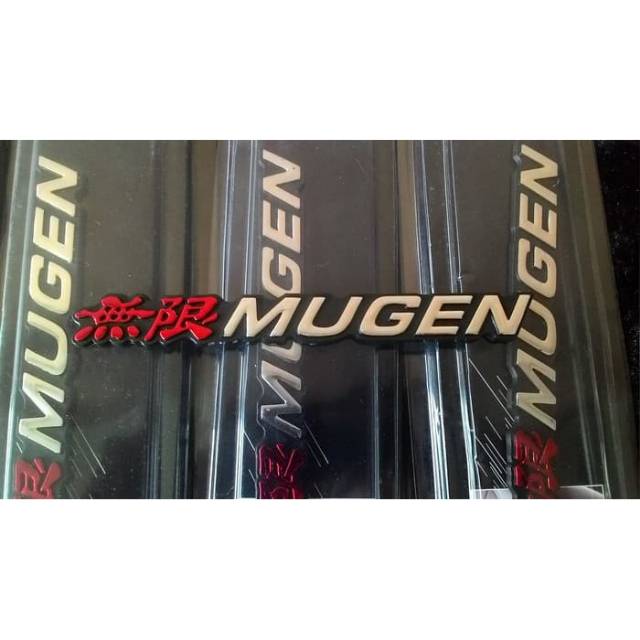 Chrome Mugen Emblem/Krum 3D Mugen Logo | Shopee Philippines