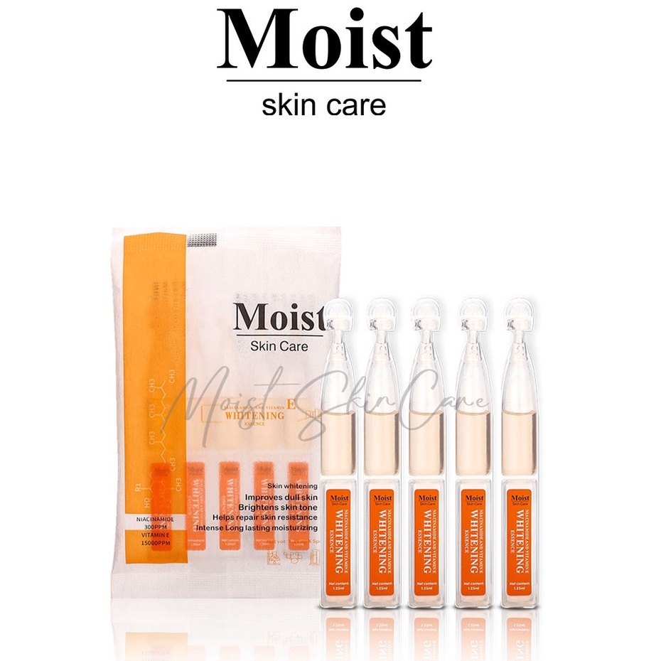 Moist Skin Care Whitening Essence With NIACINAMIDE and VITAMIN E ( 5 ...