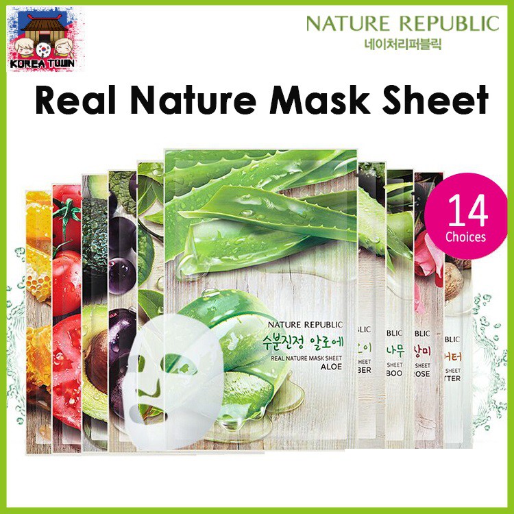 Nature Republic - Real Nature Mask Sheet (washing Warehouse) | Shopee ...