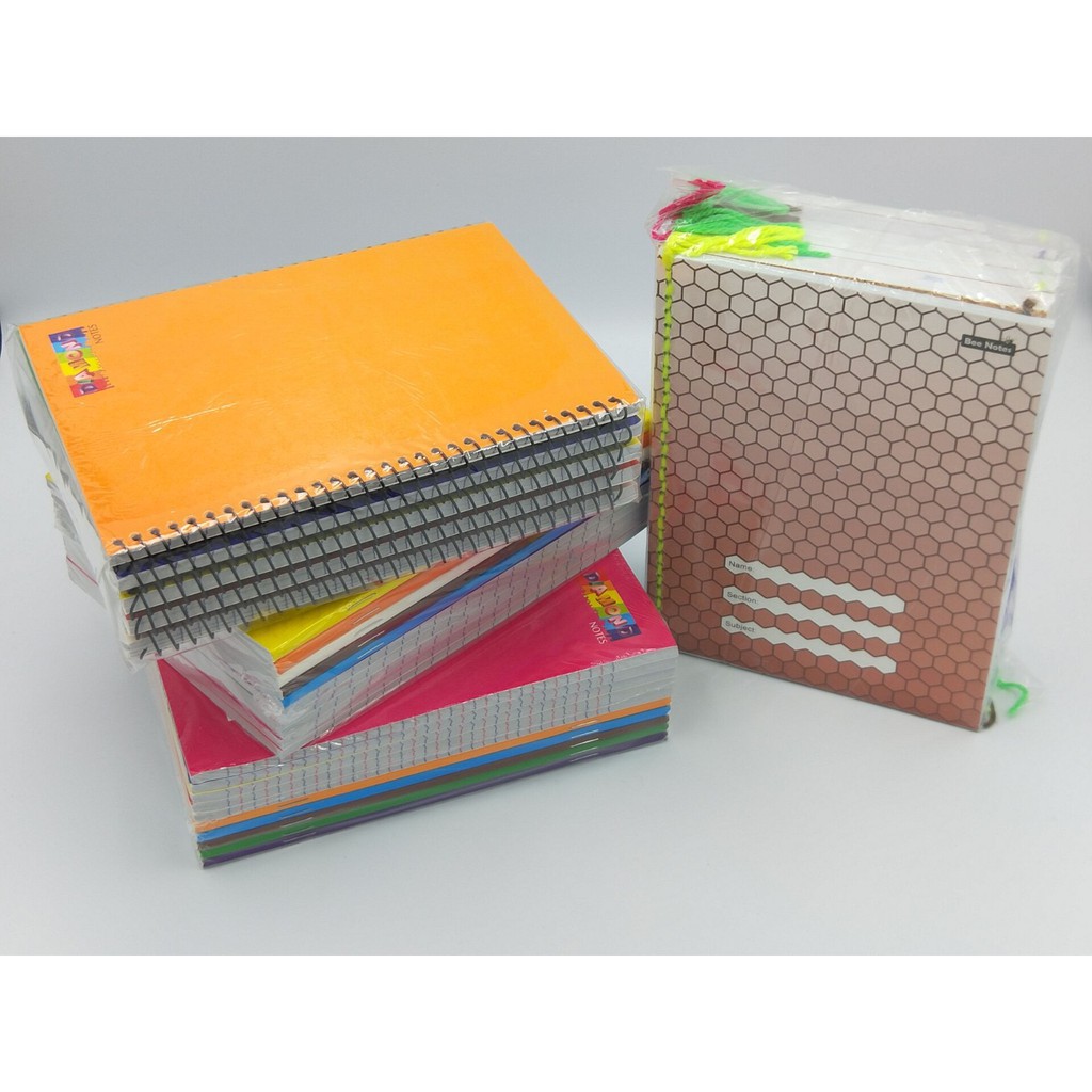 80 Lvs WRITING/COMPOSITION/SPIRAL/YARN Notebook School Supplies Plain ...