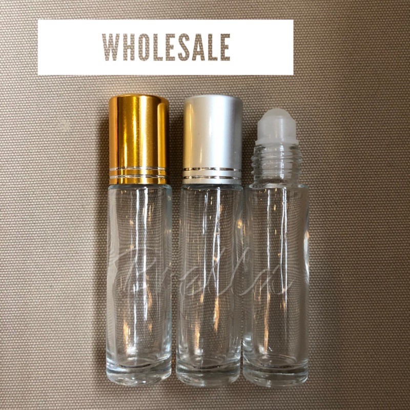 10ml clear lip tint roller bottle roll on plastic roller gold cap 150 ...