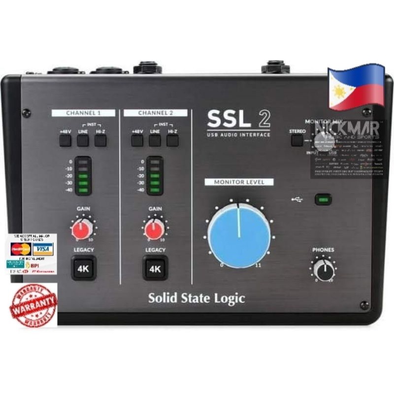 SSL 2 AUDIO INTERFACE 2IN 2 OUT USB AUDIO INTERFACE | Shopee Philippines
