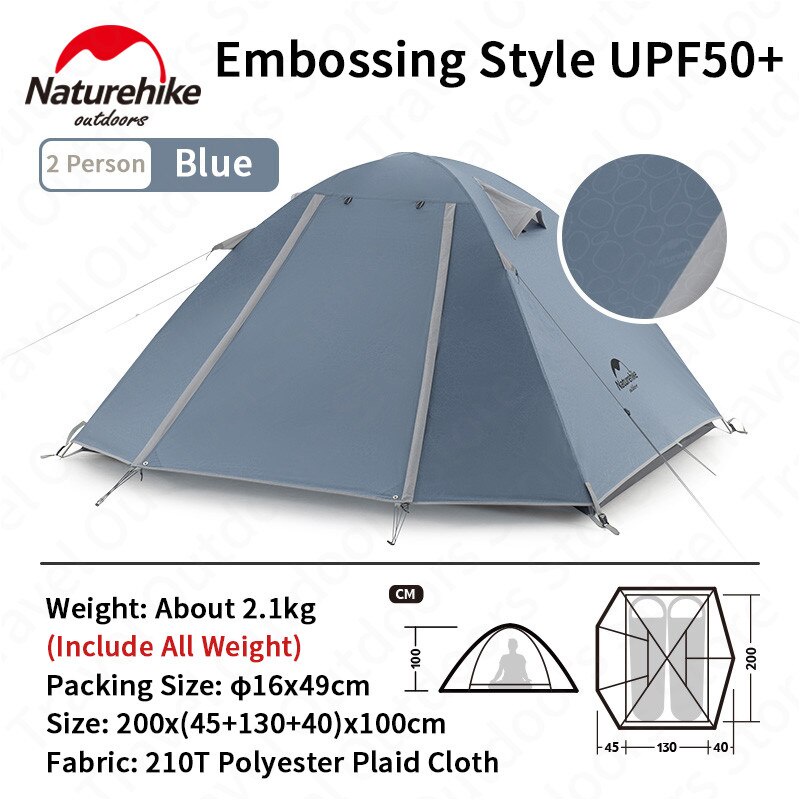 Naturehike Outdoor P Series Two Person Tent | Shopee Philippines