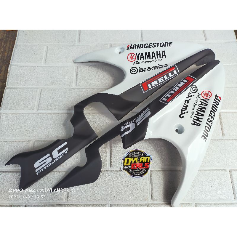 BELLYPAN BELLY PAN FIBER FOR SNIPER 150 V1 /V2 ( STOCK FOOTREST ...