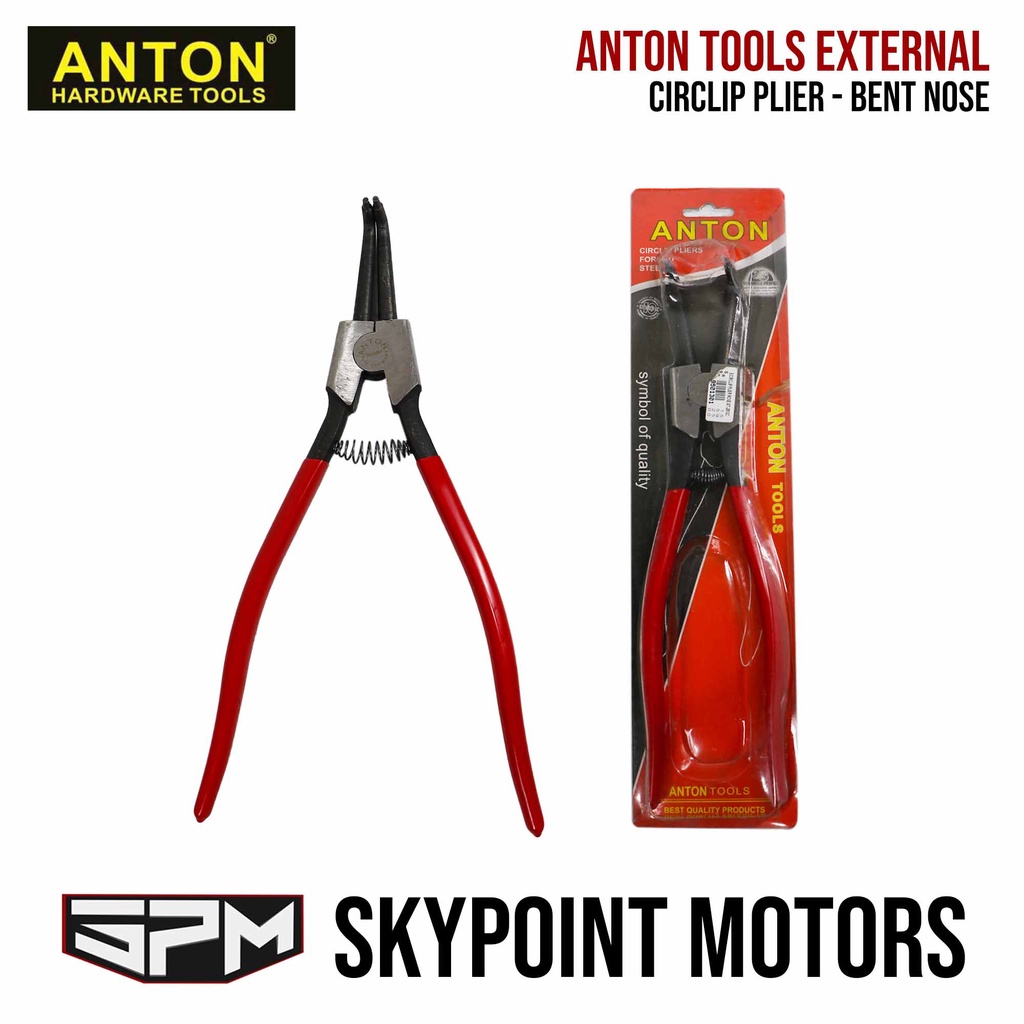 ANTON TOOLS External Circlip Plier Bent Nose AT-2813 (9501-301 ...