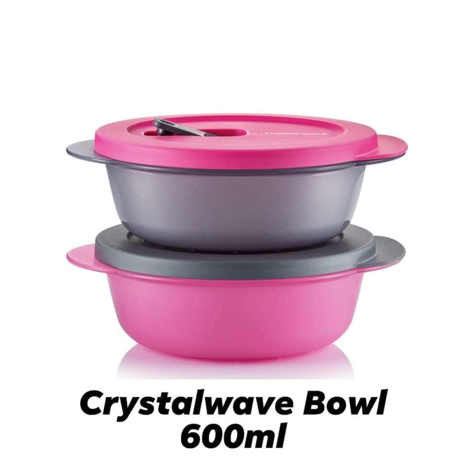Tupperware Crystalwwave round lunch box / FoodieBuddy Lunch Box Set ...