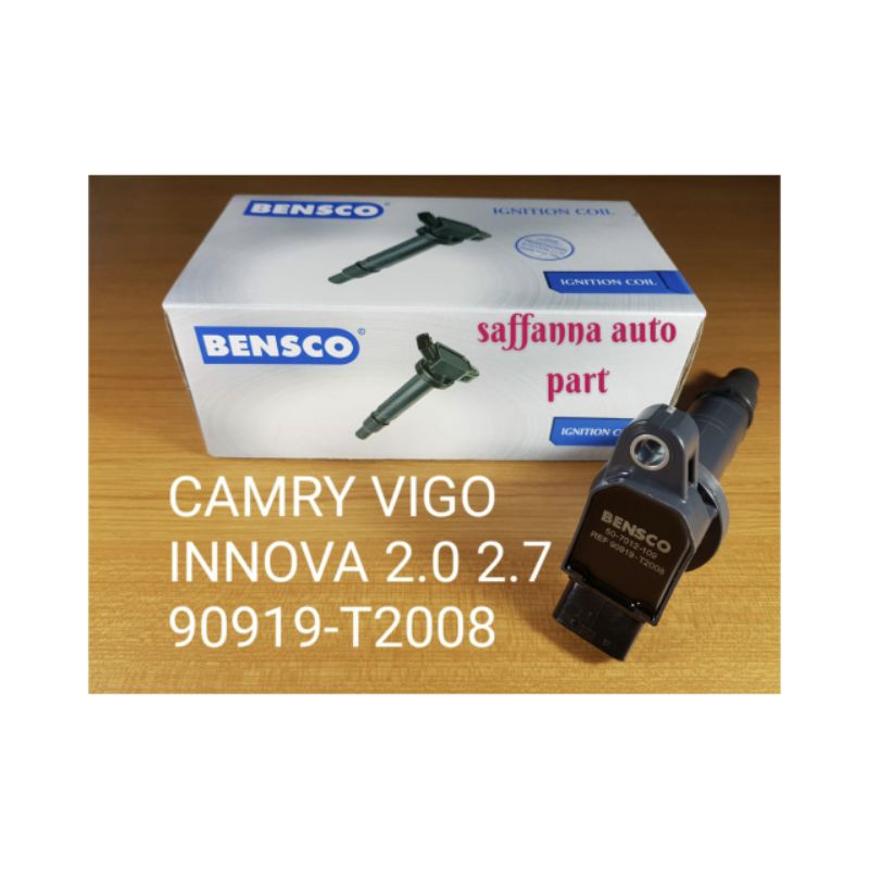 Coil IGNITION COIL TOYOTA INNOVA 2.0 2.7 CAMRY HILUX VIGO BENSCO OEM ...