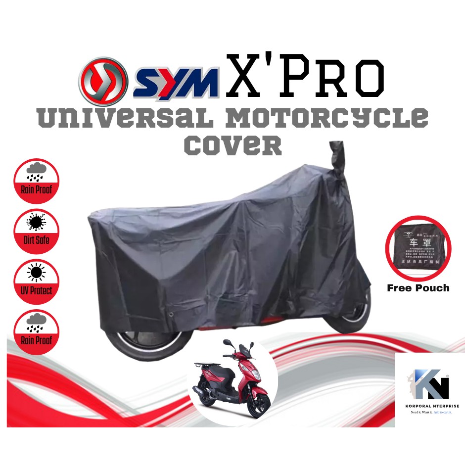SYM X'PRO Waterproof Motorcycle Cover Maganda ang Quality at Hindi ...