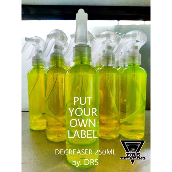 DEGREASER 250ml on TRIGGER SPRAY 10PCS (100% quality) | Shopee Philippines