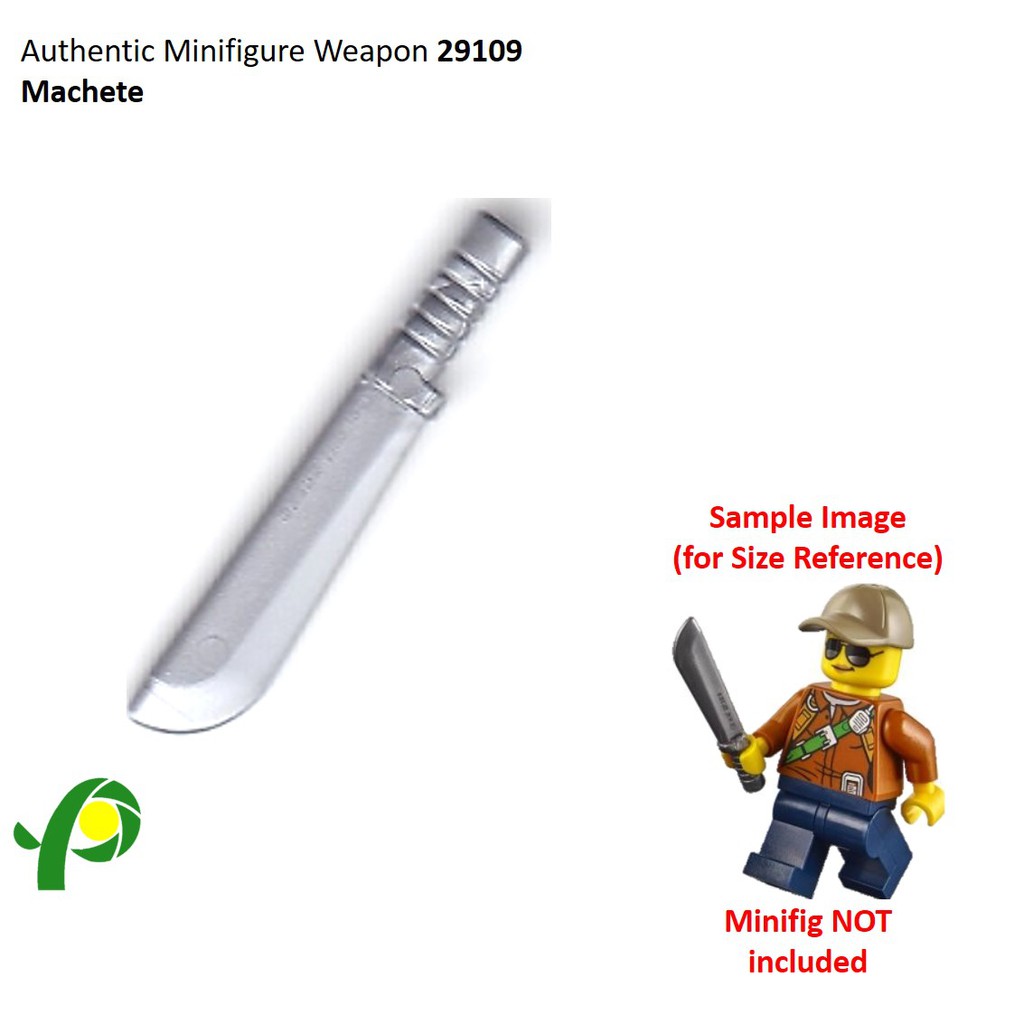 LEGO Minifigure Weapon Parts 29109 Machete | Shopee Philippines