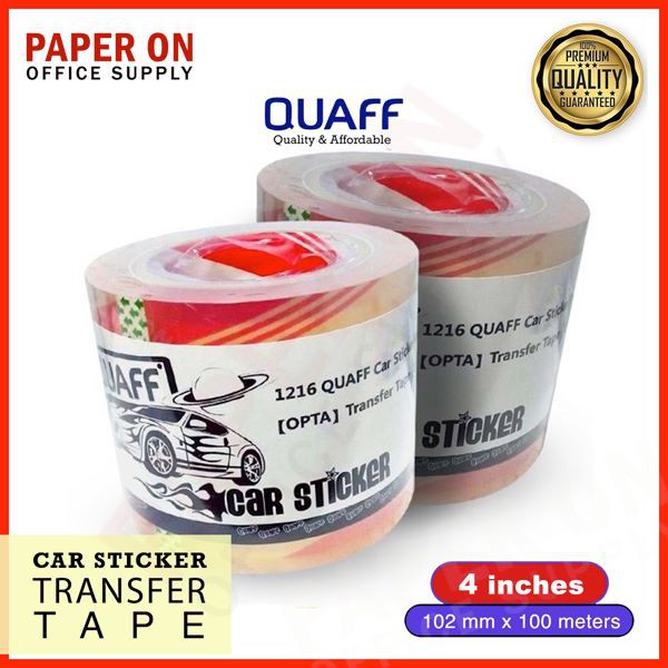 QUAFF Transfer Tape 4 inches (102MM * 100M) / (102MM * 50M) | Shopee ...
