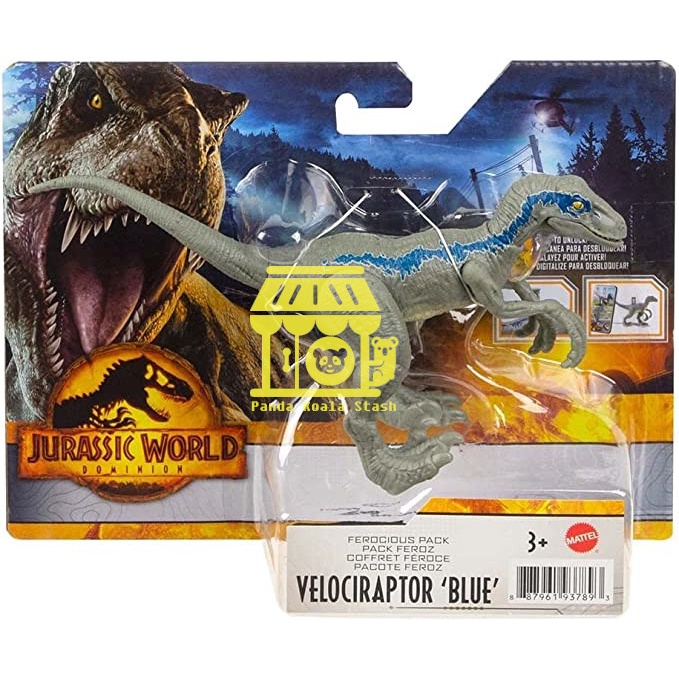 Blue (Velociraptor) Ferocious Pack Mattel Jurassic World | Shopee ...